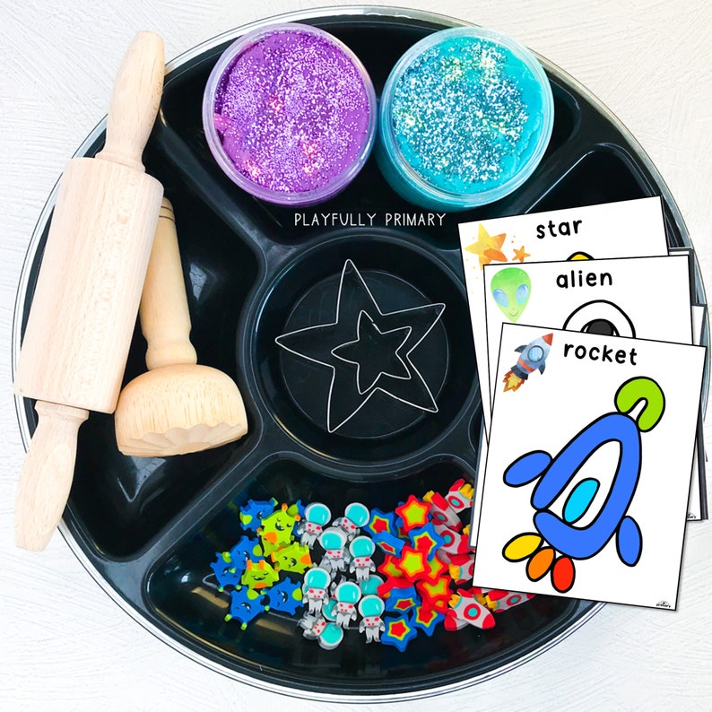 Space Play Dough Mats, Outer Space Printables, Space Kids Activity ...
