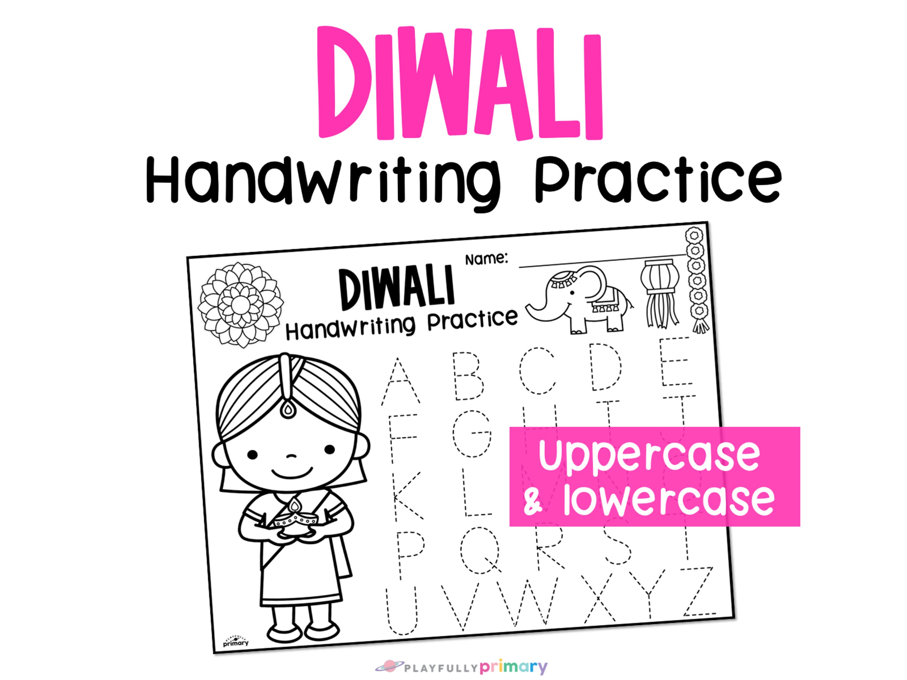 Diwali Coloring Pages for Kids Diwali Activity Book Printables, Diwali ...