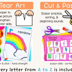 Alphabet Fine Motor Activities | Preschool & Kindergarten Centers ...