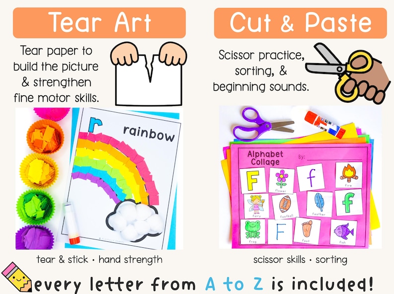 Alphabet Fine Motor Activities | Preschool & Kindergarten Centers ...