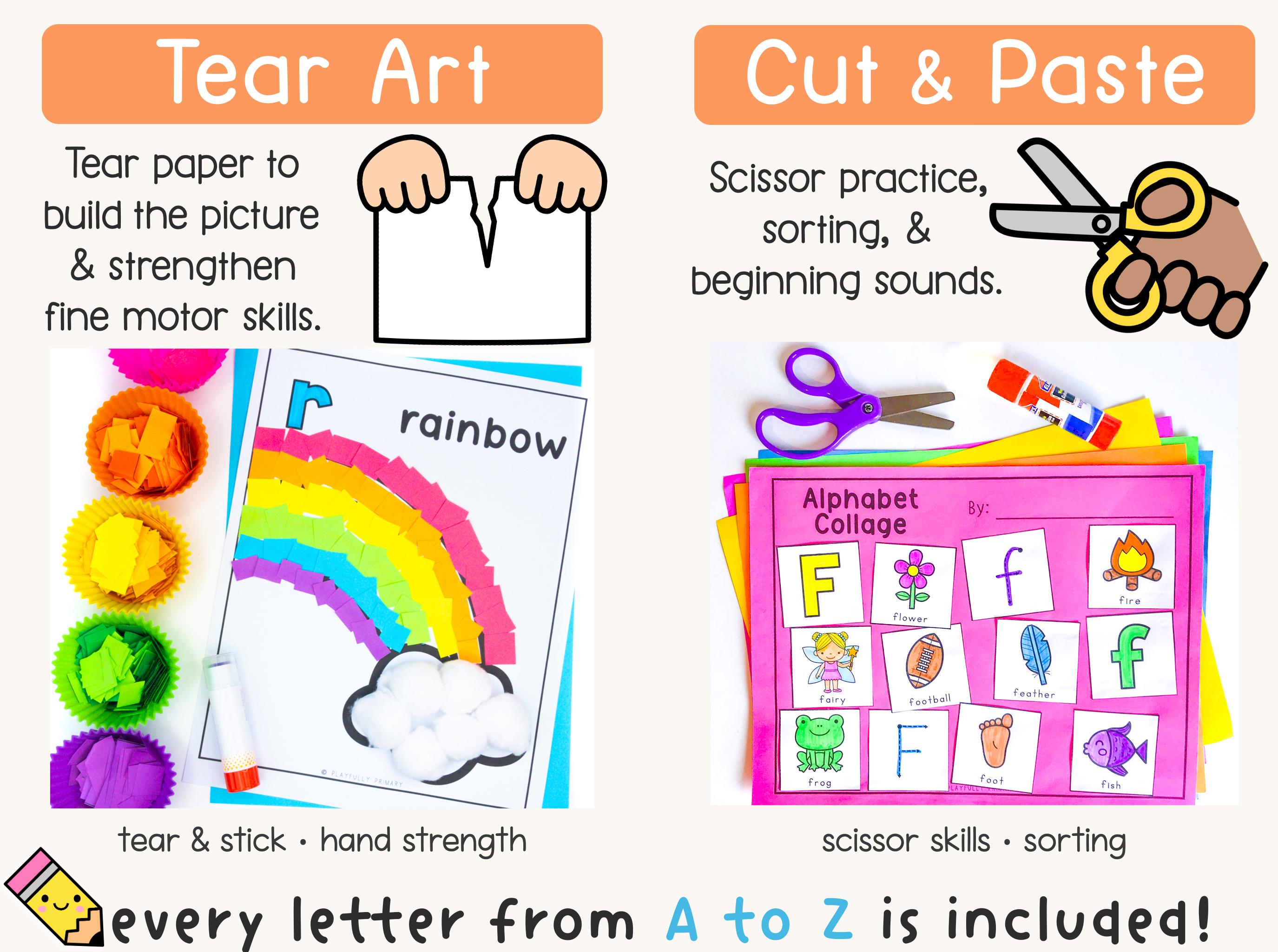 Alphabet Fine Motor Activities | Preschool & Kindergarten Centers ...