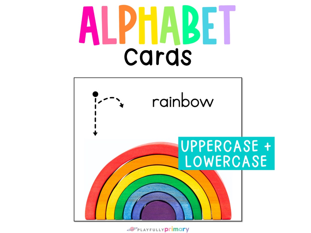 Real Photo Beginning Sounds Alphabet Tracing Practice, Real Picture ...