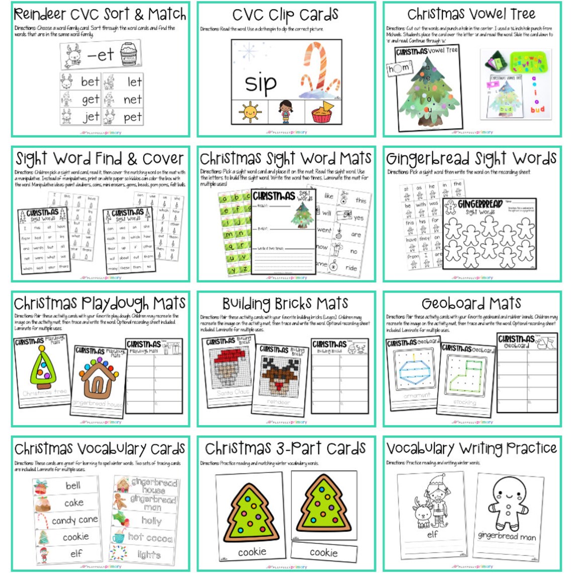 Homeschool Christmas Unit Study Activities for Kindergarten, December ...