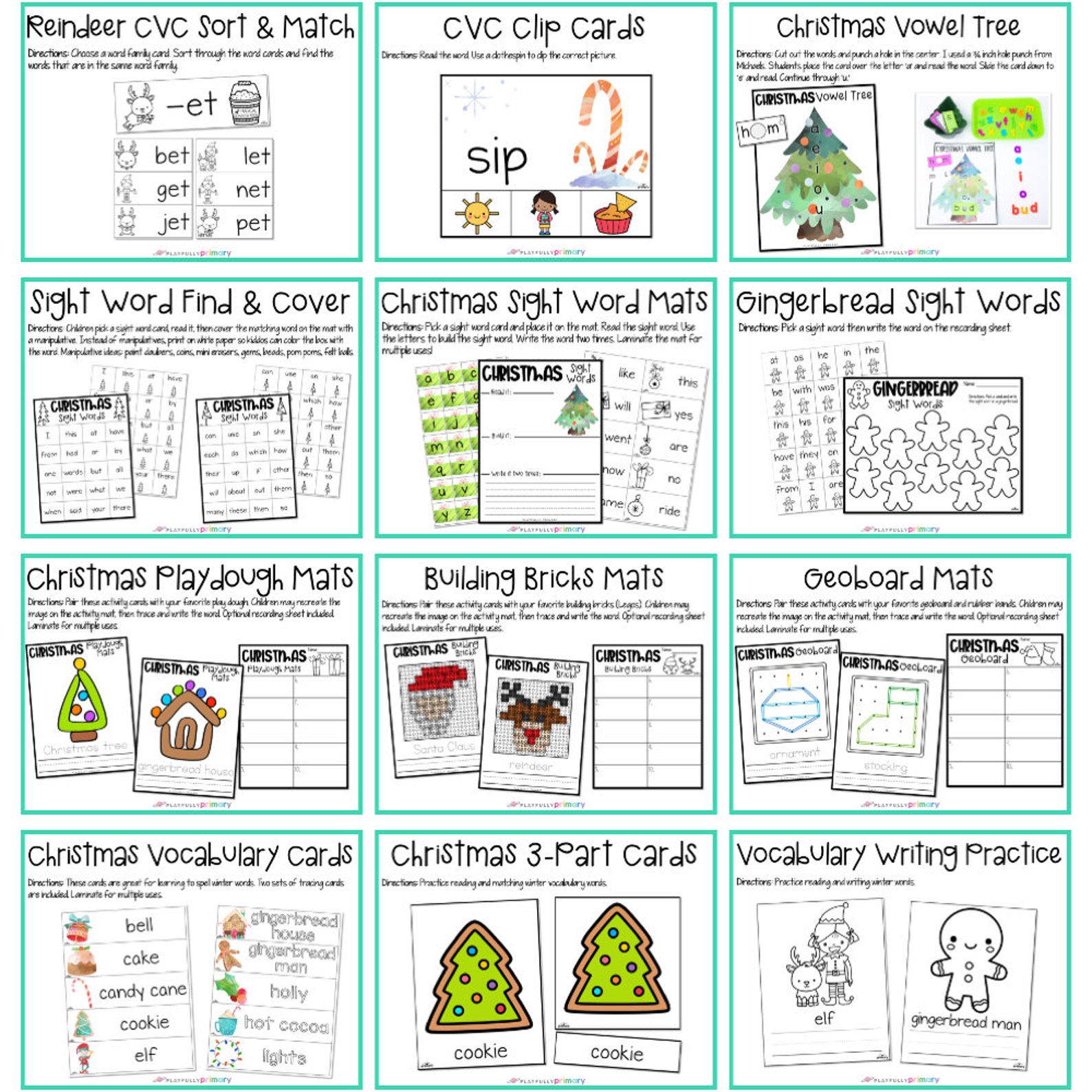 Homeschool Christmas Unit Study Activities for Kindergarten, December ...