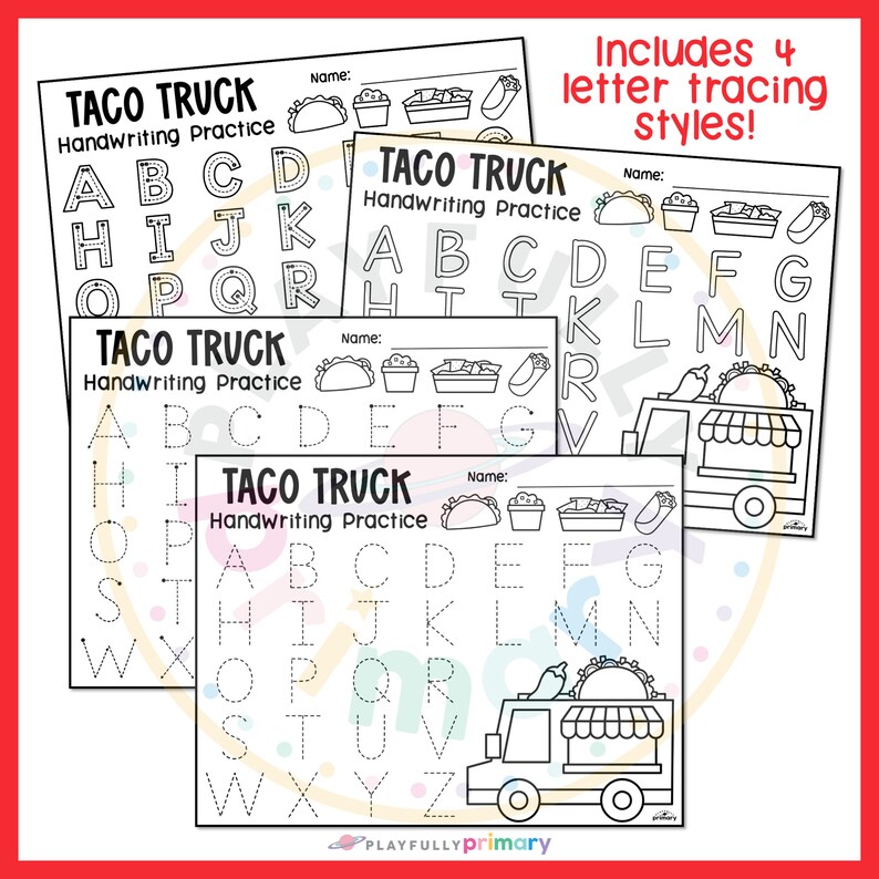 Cinco De Mayo Alphabet Tracing Printable Handwriting Worksheet ...