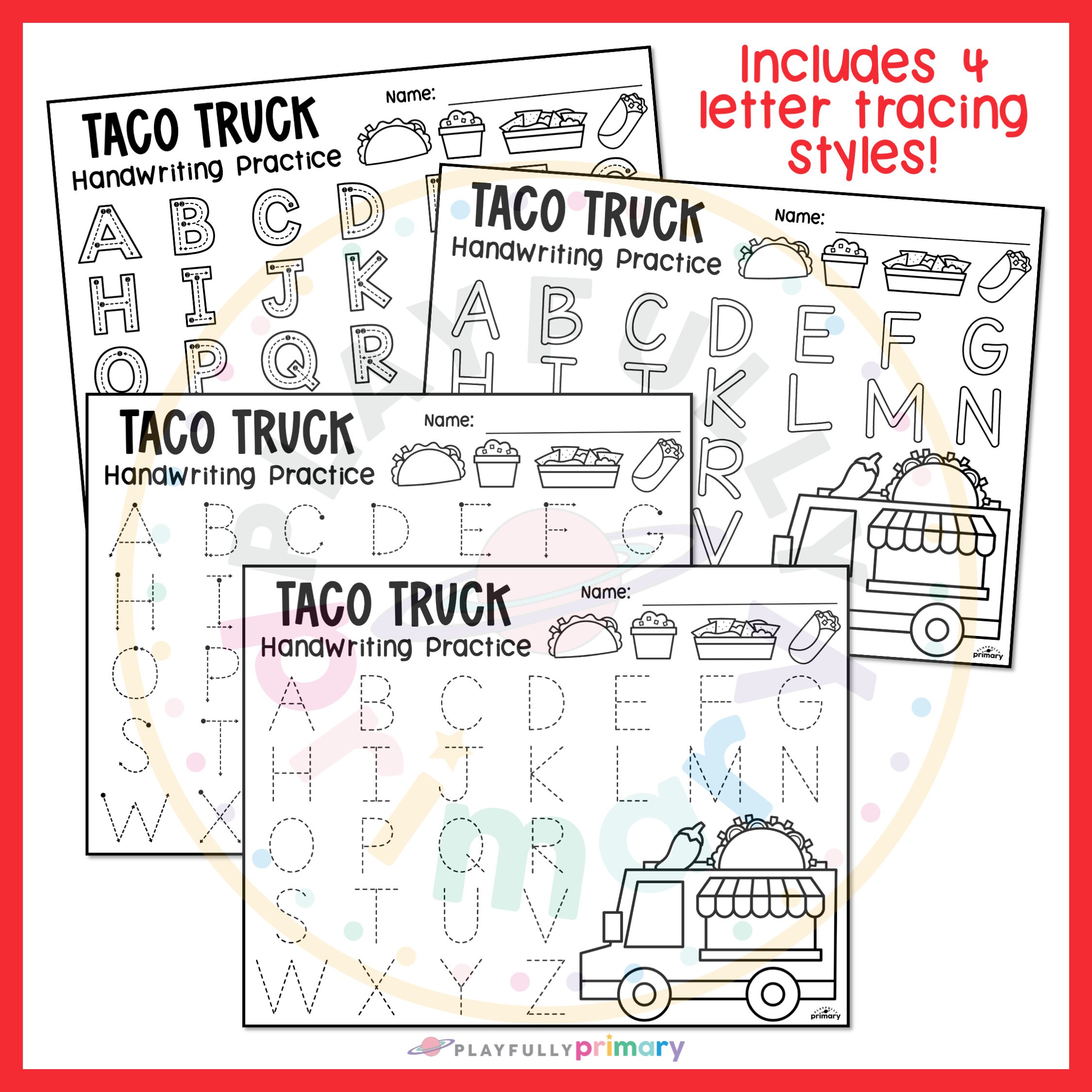 Cinco De Mayo Alphabet Tracing Printable Handwriting Worksheet ...