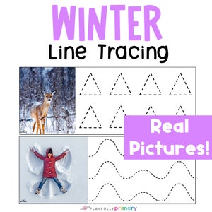 Winter Pre-writing Worksheets Printable Winter Tracing Lines ...