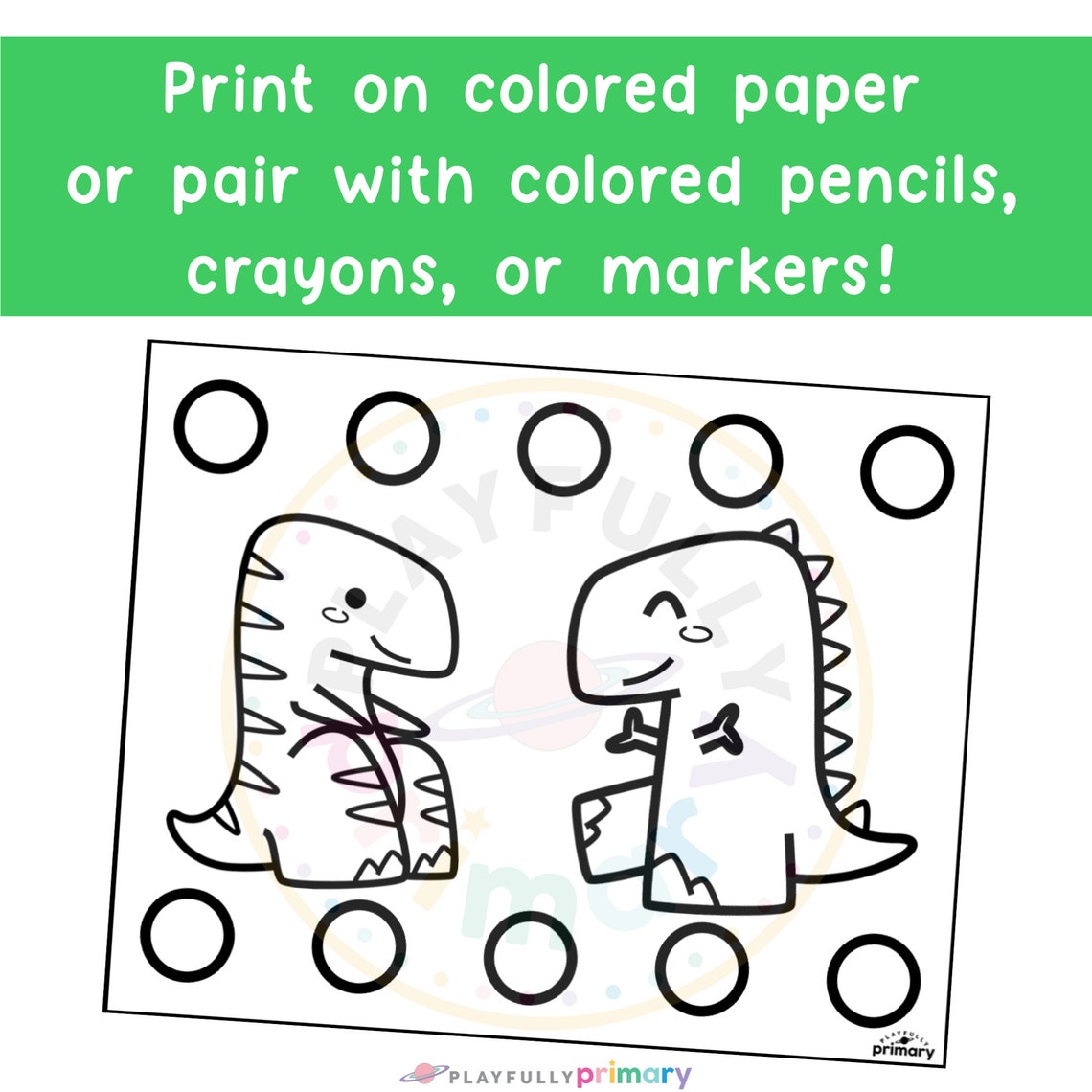 Dinosaur Preschool Fine Motor Task Box, Dinosaur Activity, Hole Punch ...