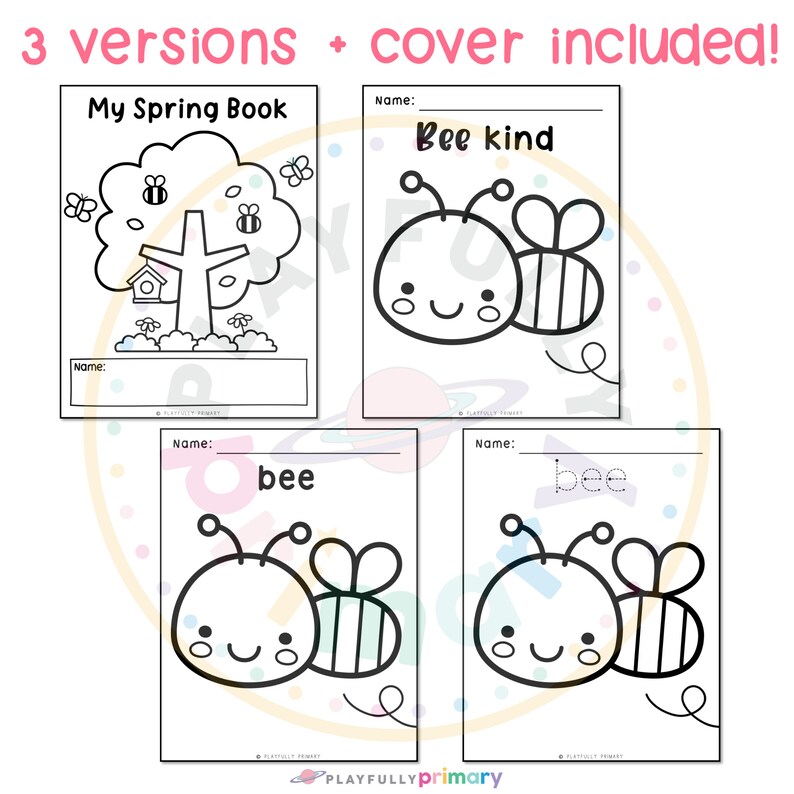 Spring Fine Motor Craft - Spring Preschool Activities - Spring Coloring ...