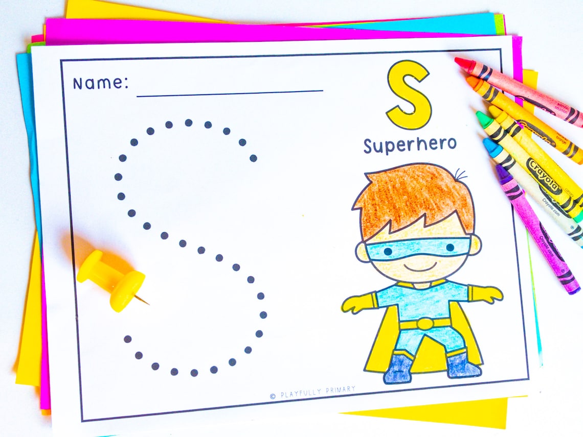 Alphabet Pin Poke Activity - Push Pin Art Printable - Montessori Pin ...