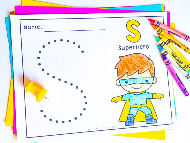 Alphabet Push Pin Activities | Montessori Pinning Work for Preschool ...