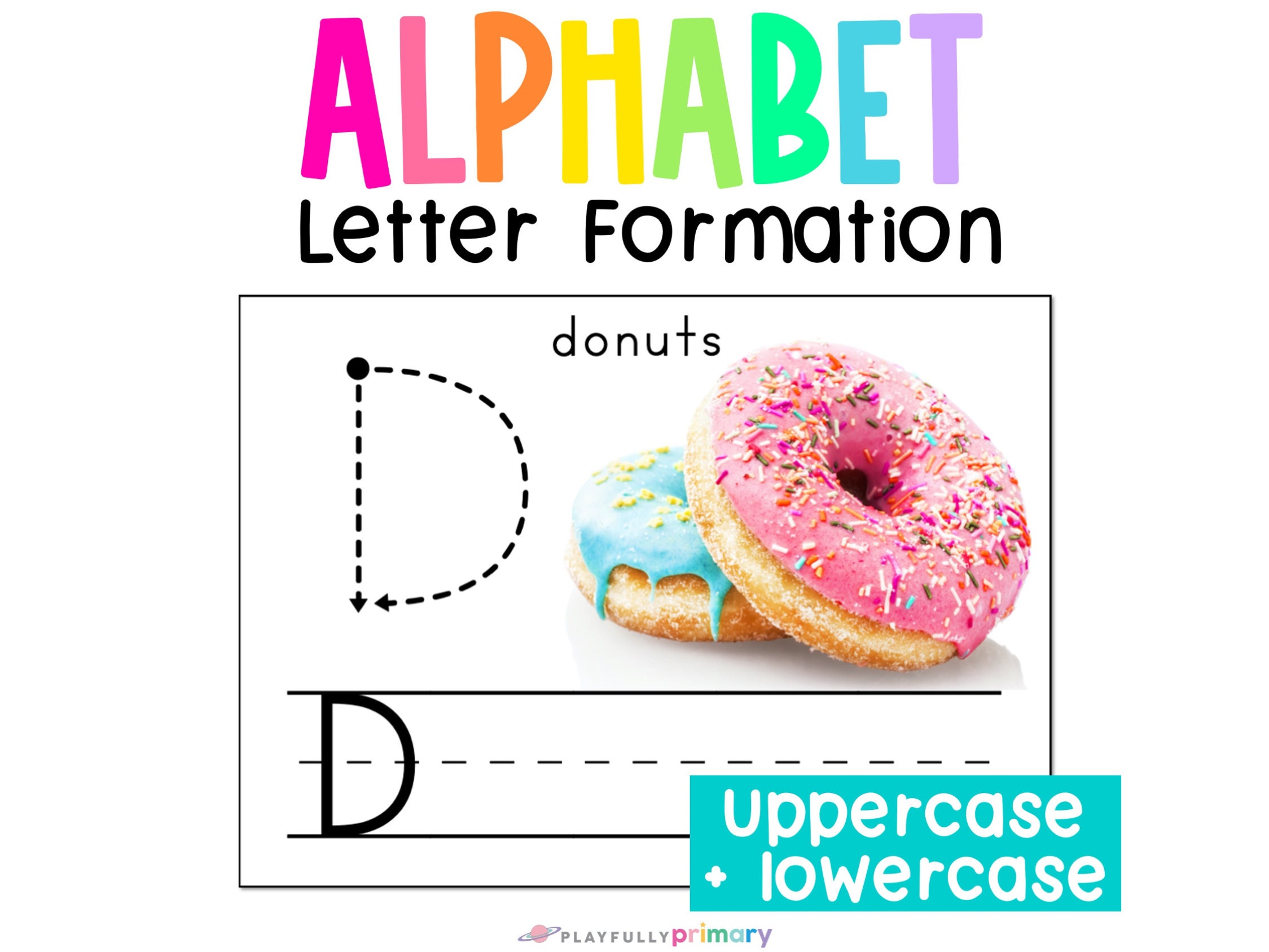 Alphabet Flashcards Printable With Real Pictures, Alphabet Tracing ...