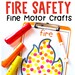 Fire Safety Crafts for Kids Printable | Preschool Craft Templates for ...