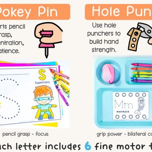Alphabet Fine Motor Activities | Preschool & Kindergarten Centers ...