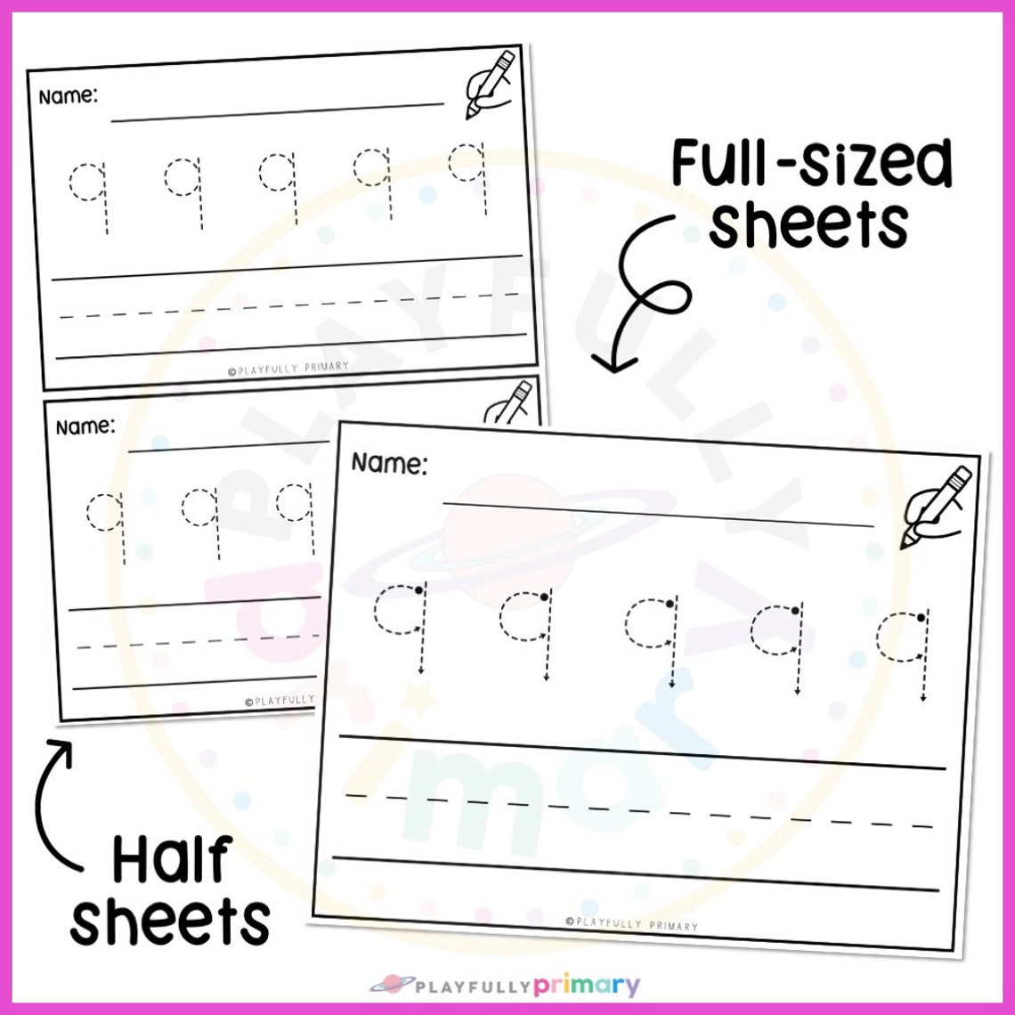 Large Number Tracing Kindergarten Math Worksheets, Number Formation ...