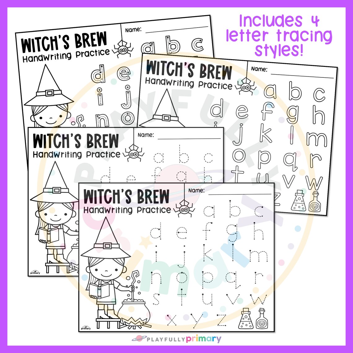 Witch's Brew Potion Printable, Witch Coloring Page, Halloween ...