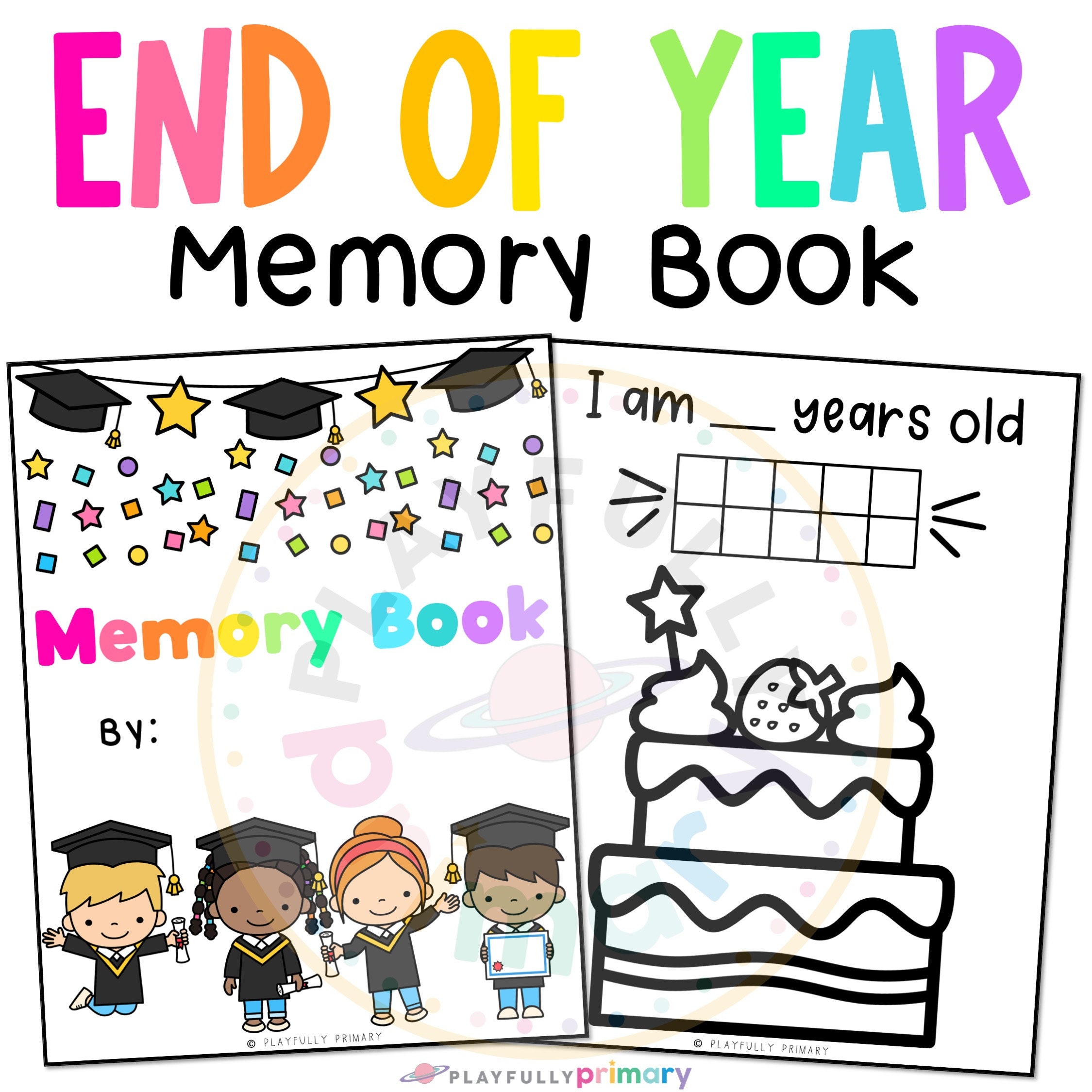 Kindergarten Portfolio Template Printables, Journal Writing Paper ...