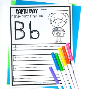 Earth Day Homeschool Printables Kindergarten Math, Reading, Writing ...