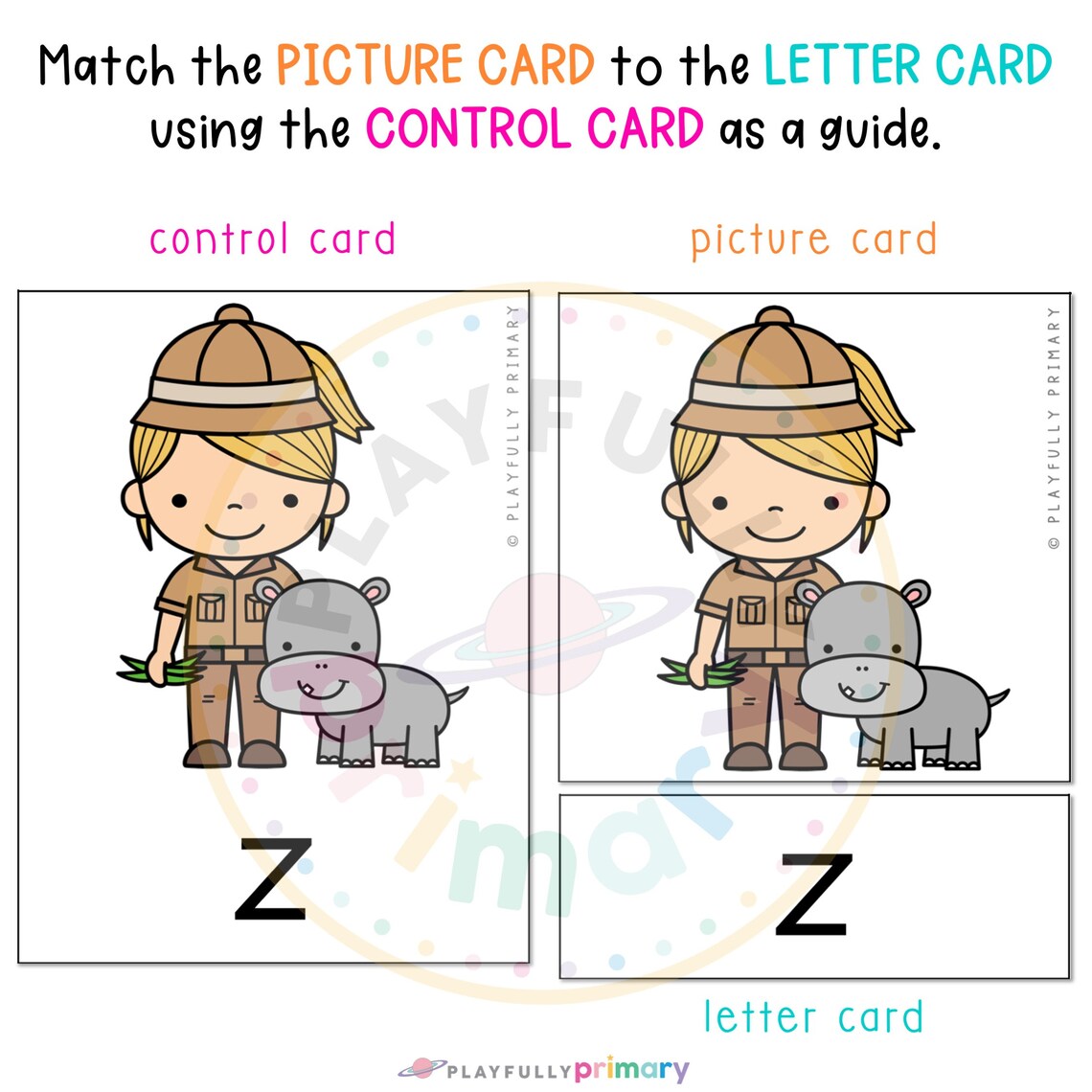 Alphabet Flashcards Printable, Letter Sound Recognition Montessori 3 ...