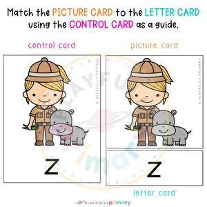 Alphabet Flashcards Printable, Letter Sound Recognition Montessori 3 ...