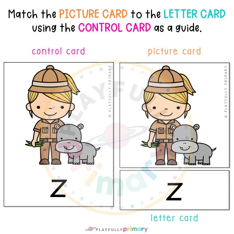 Alphabet Flashcards Printable, Letter Sound Recognition Montessori 3 ...