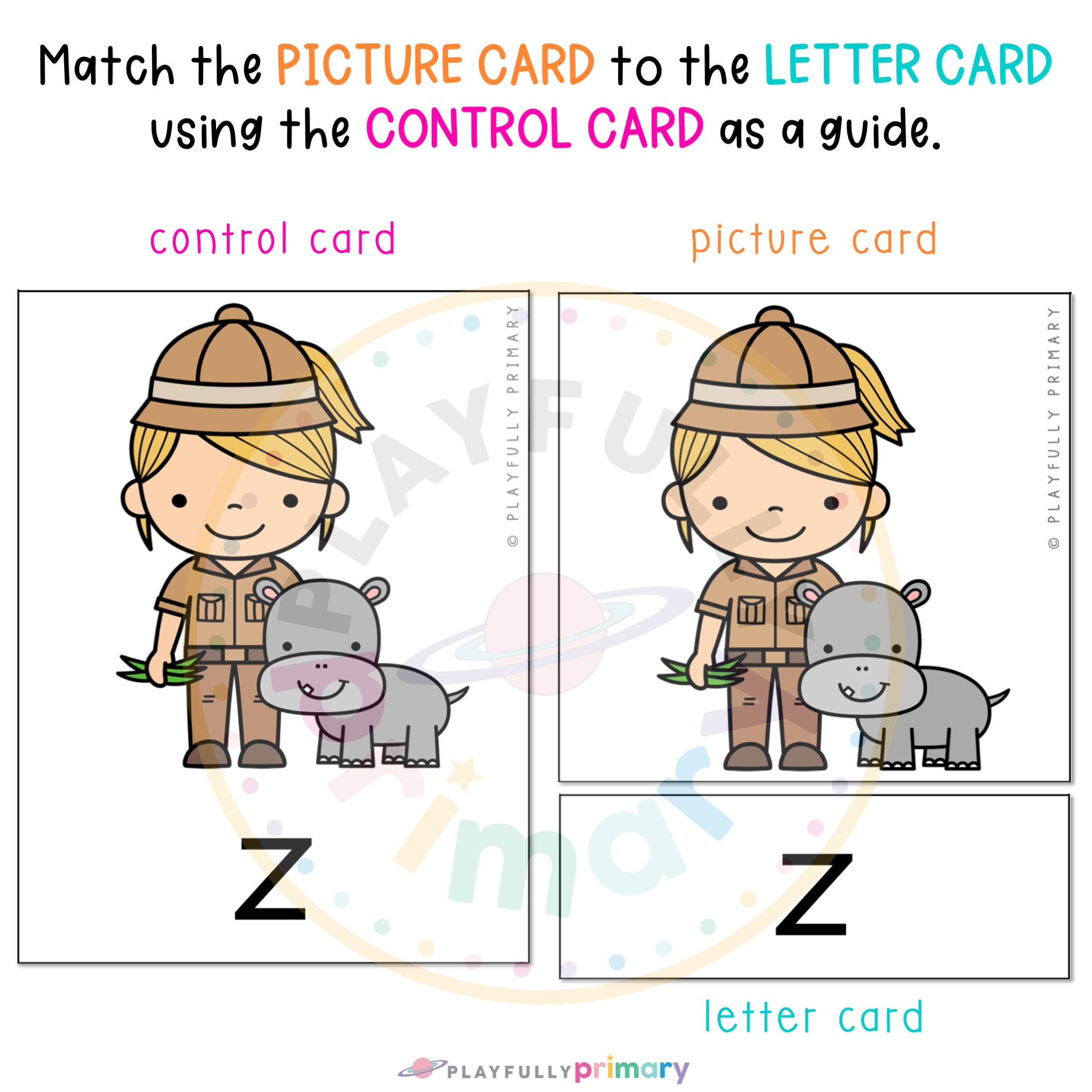Alphabet Flashcards Printable, Letter Sound Recognition Montessori 3 ...