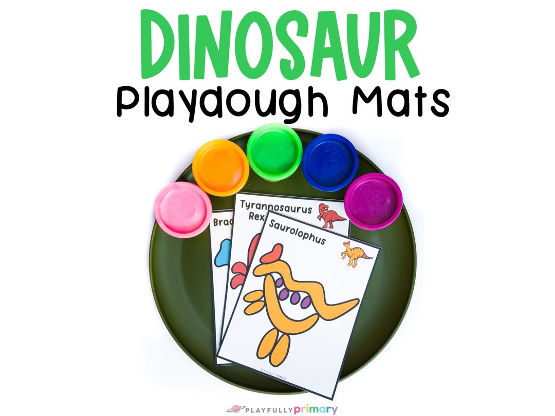 Dinosaur Playdough Mats, Dinosaur Preschool Theme, Dinosaur Homeschool ...