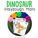 Dinosaur Playdough Mats, Dinosaur Preschool Theme, Dinosaur Homeschool ...