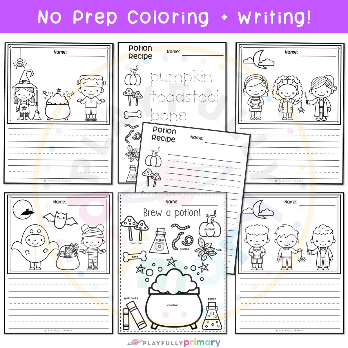 Halloween Coloring Pages for Kids, Halloween Printable Kids Activity ...