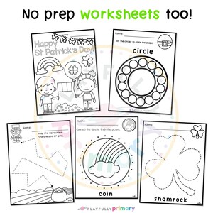 St Patrick's Day Crafts for Kids Printable, Saint Patrick Activities ...