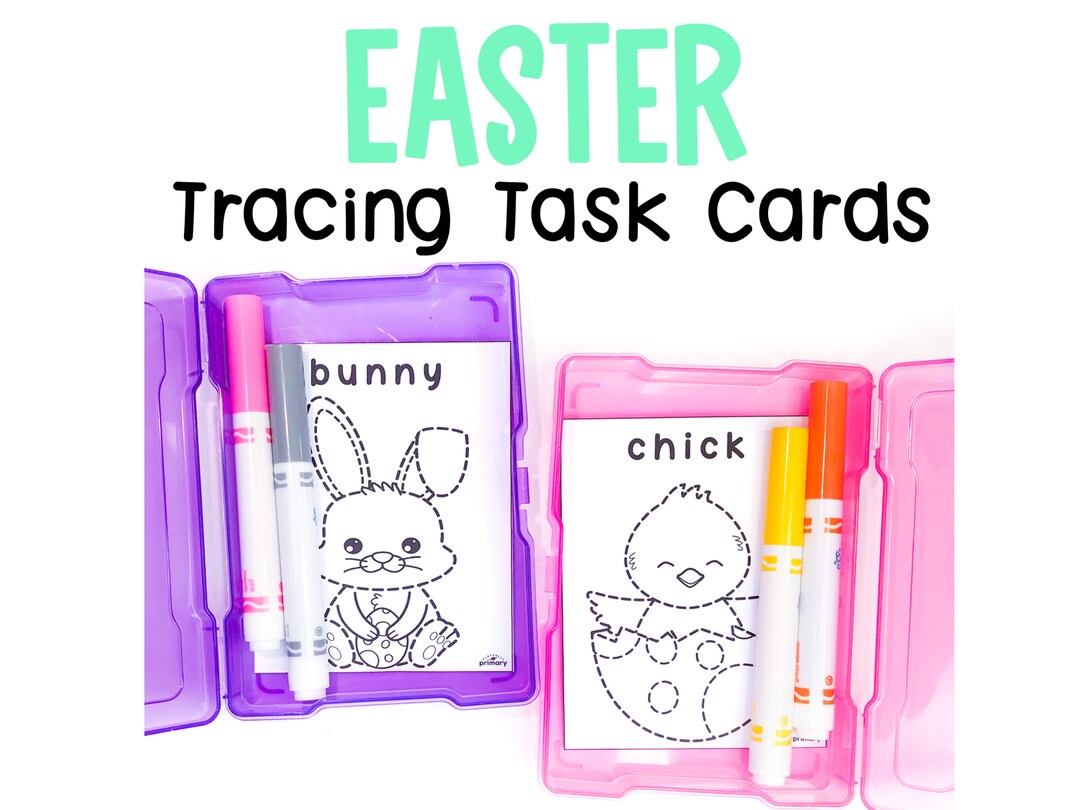 Easter Tracing Worksheets for Preschool, Easter Homeschool Printable ...