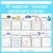 Geoboard Cards Printable, Weather Theme Geoboard Pattern Templates ...