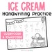 Ice Cream Worksheet, Ice Cream Activities, Alphabet Tracing Printable ...