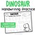 Dinosaur Preschool Fine Motor Task Box, Dinosaur Activity, Hole Punch ...