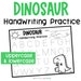 Dinosaur Preschool Fine Motor Task Box, Dinosaur Activity, Hole Punch ...