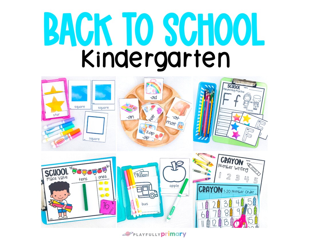 Homeschool Printable Kindergarten Worksheets and Center Activities ...