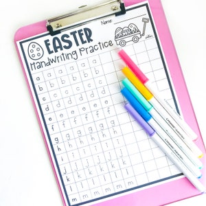 Easter Homeschool Printables Kindergarten Math, Reading, Writing ...