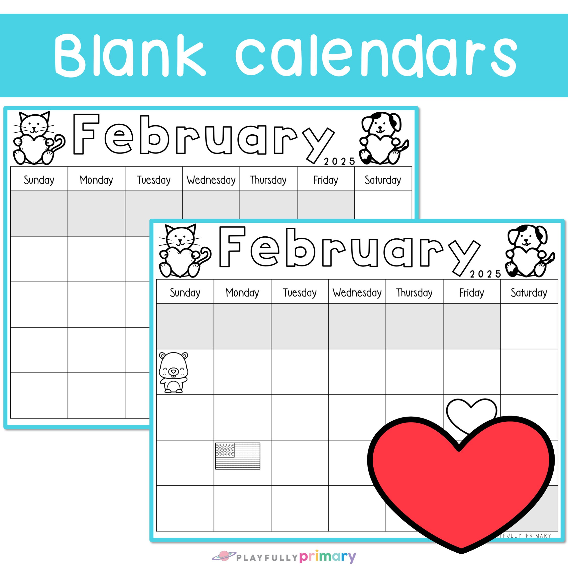 February Calendar 2025 Printable Calendar Tracing Worksheet, Traceable ...