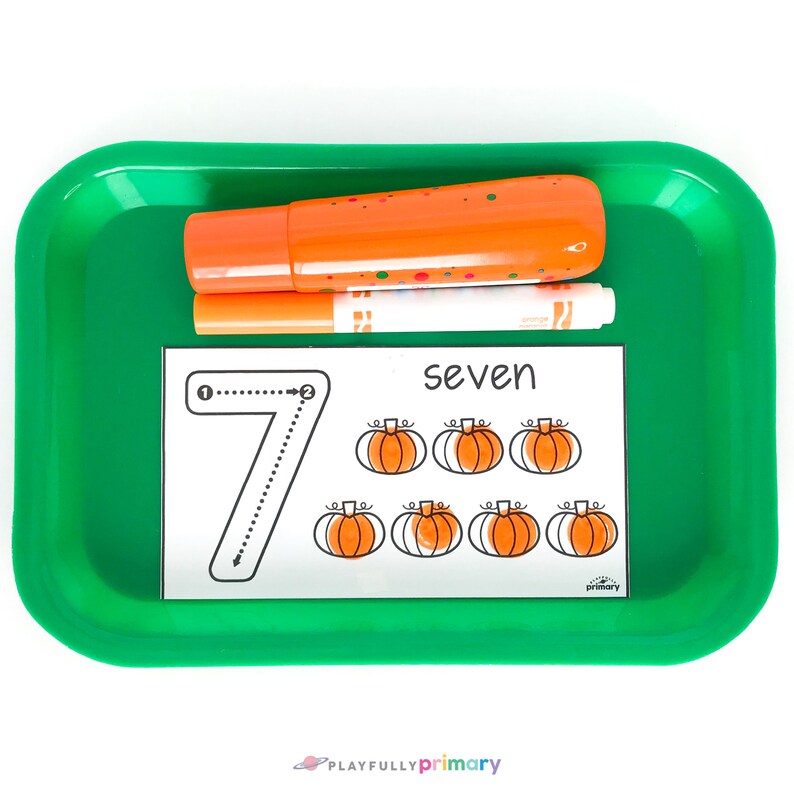 Pumpkin Dot Marker Printables Numbers 1-10 Pumpkin Mini - Etsy
