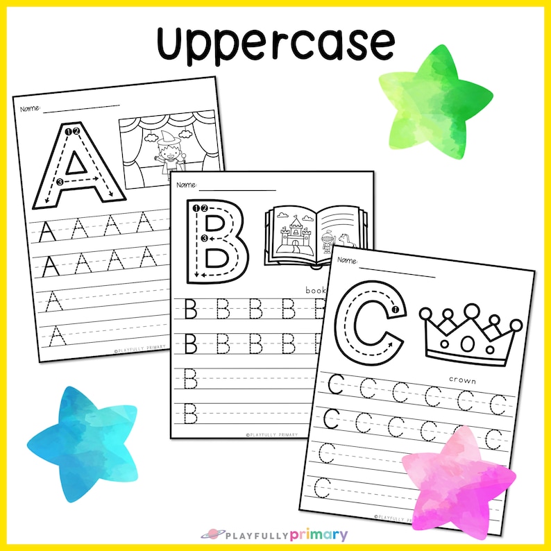 Handwriting Practice Worksheets for Kindergarten Preschool Prek ...