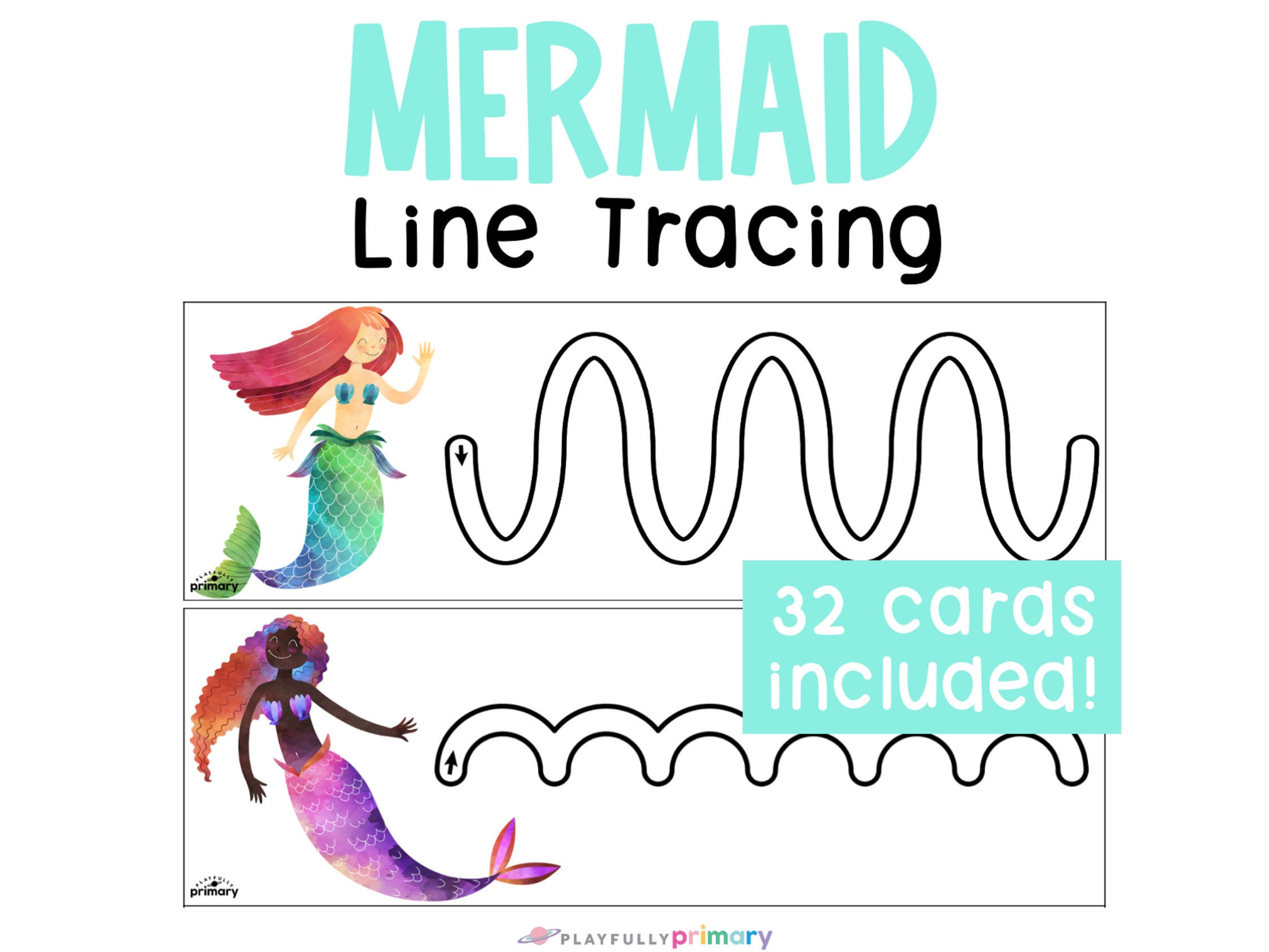 Mermaid Activity, Under the Sea Activity, Ocean Unit Study Printable ...