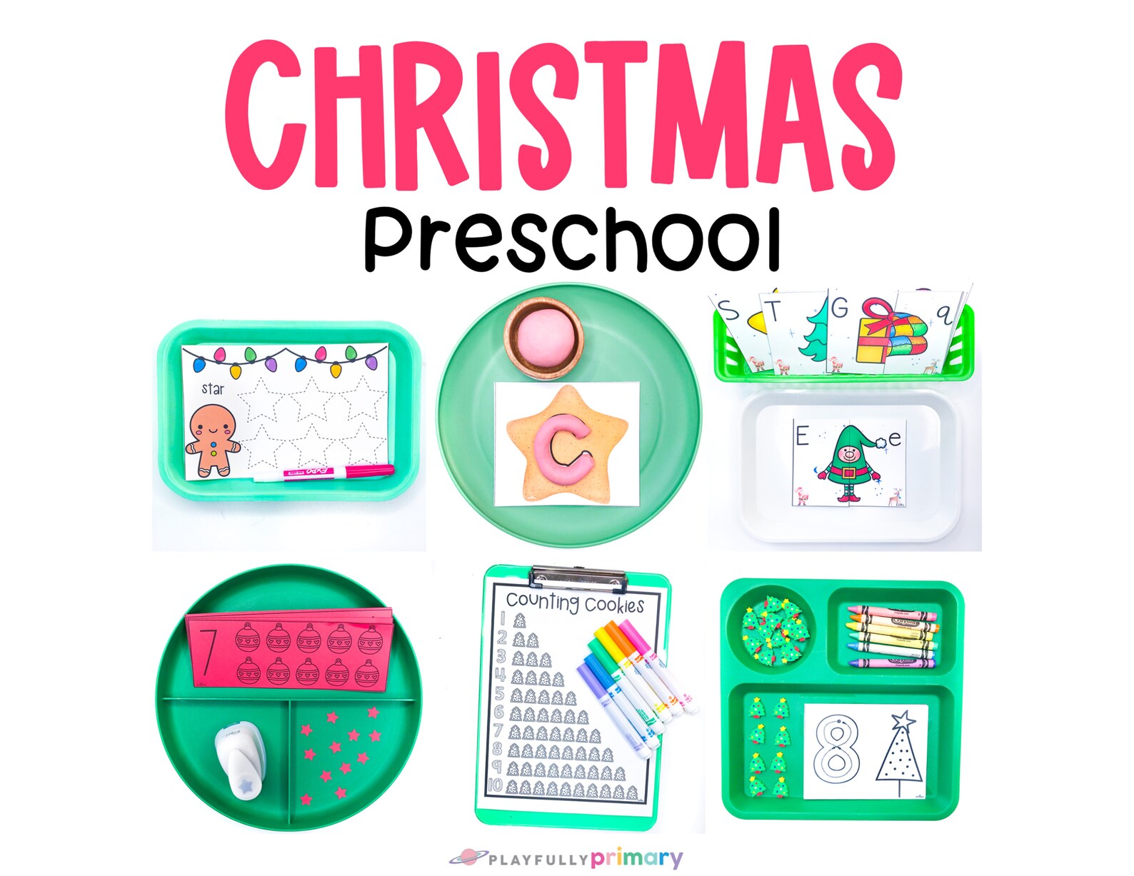 Christmas Preschool Printables, Pre-k Christmas Activities, Christmas ...