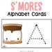 Letter Tracing Printable Smores, Alphabet Tracing Flashcards, Camping ...