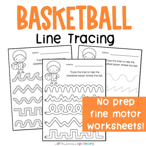 Basketball Printable Worksheets - Etsy