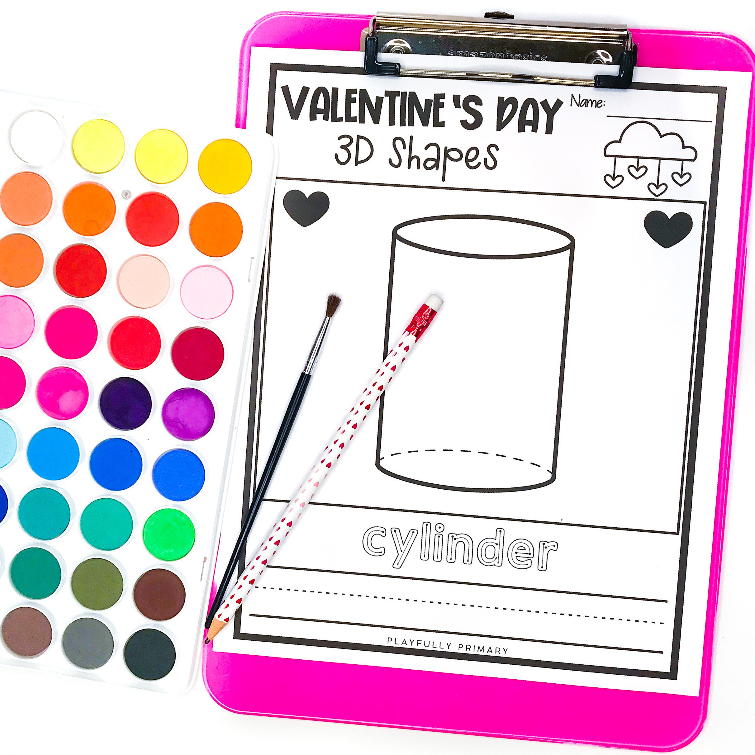Valentine's Day Homeschool Printables Kindergarten Math, Reading ...