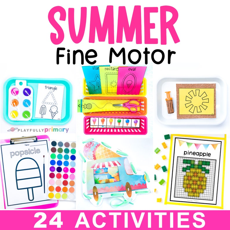 Fine Motor Activities Bundle | Preschool & Pre-k Fine Motor Skills ...