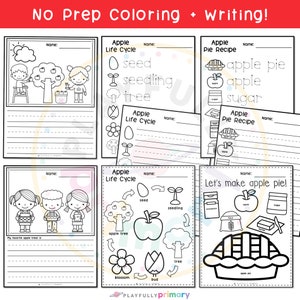 Apple Coloring Pages for Kids, Life Cycle of an Apple Theme Unit Study ...