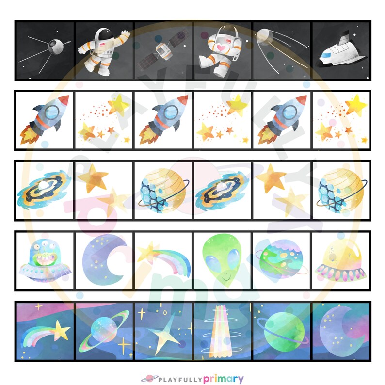 Space Cutting Practice Printable, Preschool Scissor Skills Activities ...