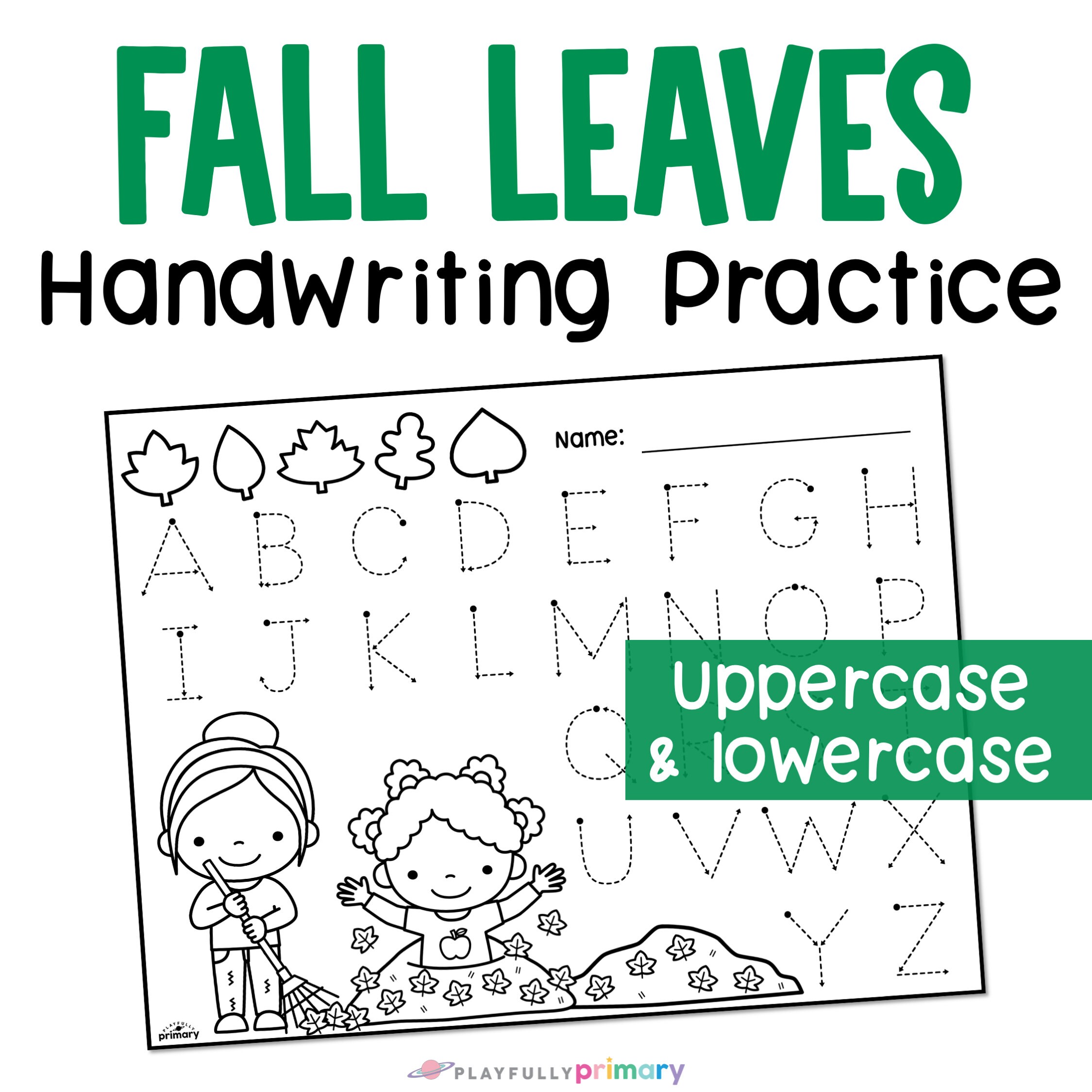 Fall Handwriting Practice, Fall Worksheets, Autumn Coloring Pages for ...