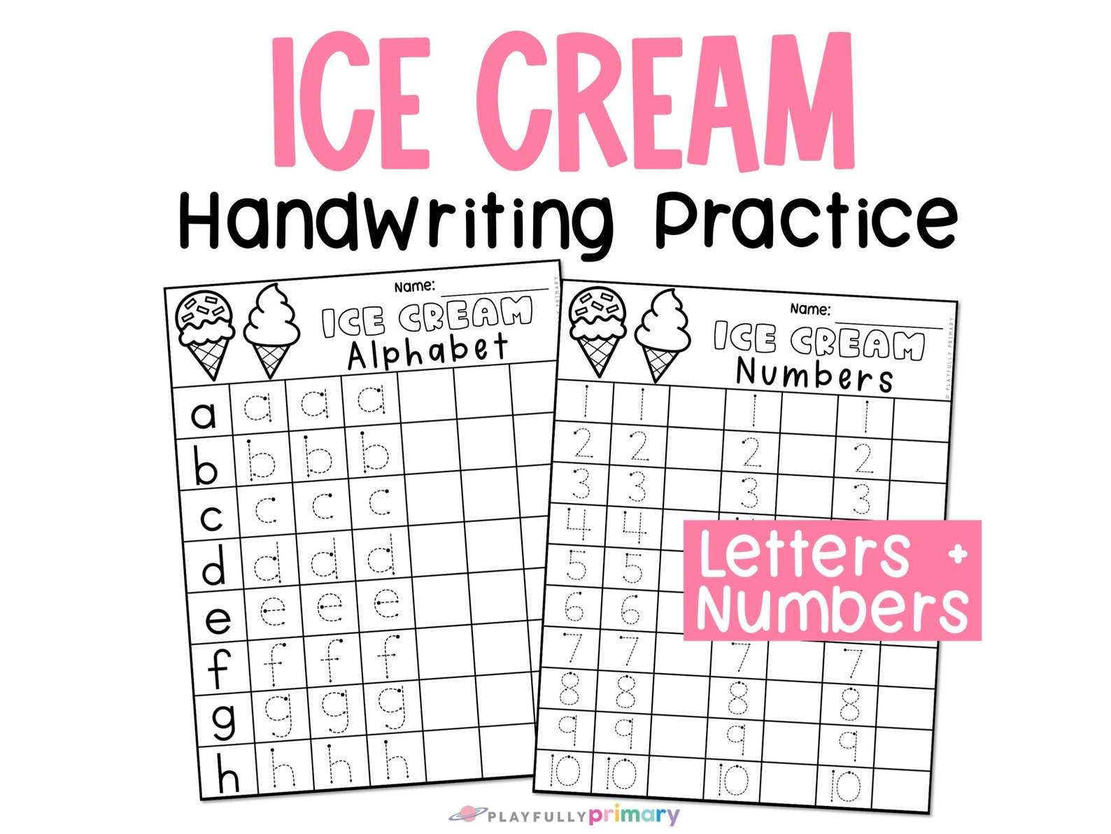 Kindergarten Summer Alphabet Worksheet, Printable Summer Packet Number ...